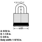 380D Weather Resistant Padlocks | Master Lock