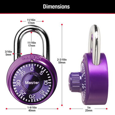 1533TRI Combination Lock | Master Lock