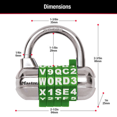 1534D Combination Lock | Master Lock