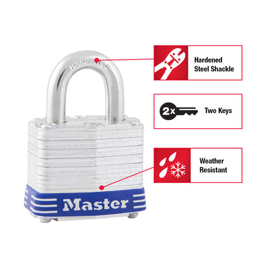 3D Laminated Padlock | Master Lock