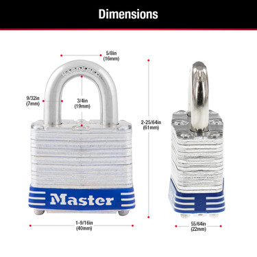 3D Laminated Padlock | Master Lock