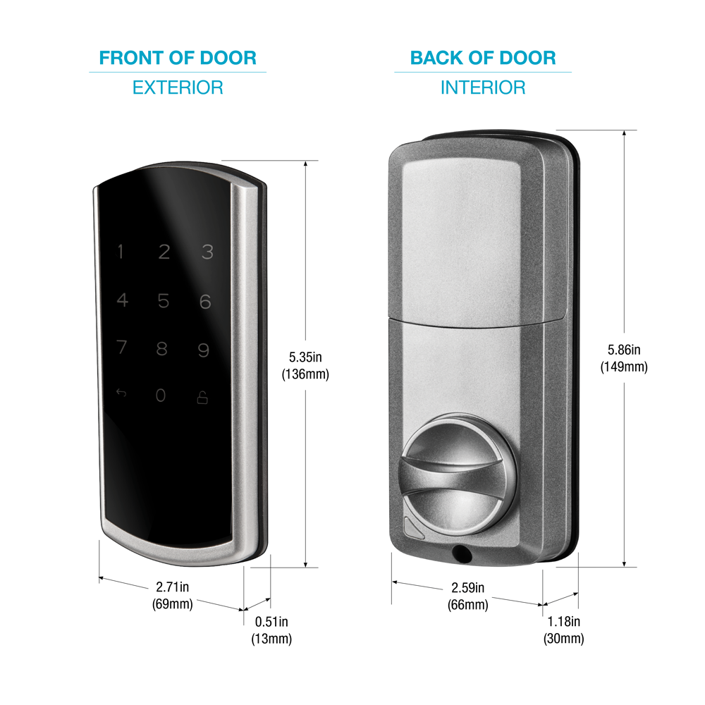 D100001BLEEC Door Hardware | Master Lock