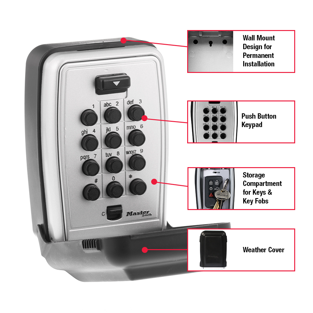 5423D Wall Mount Lock Boxes Master Lock