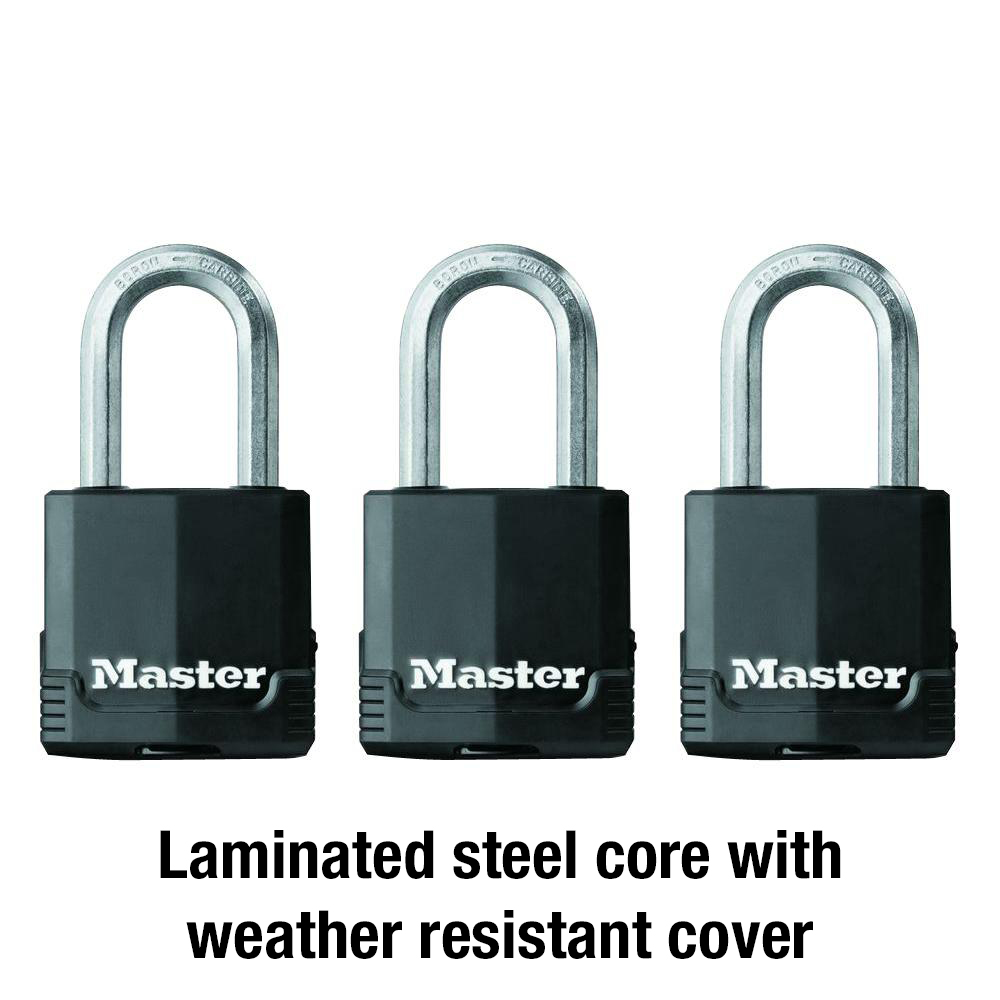 M115XTRILF Covered Laminated Padlocks | Master Lock
